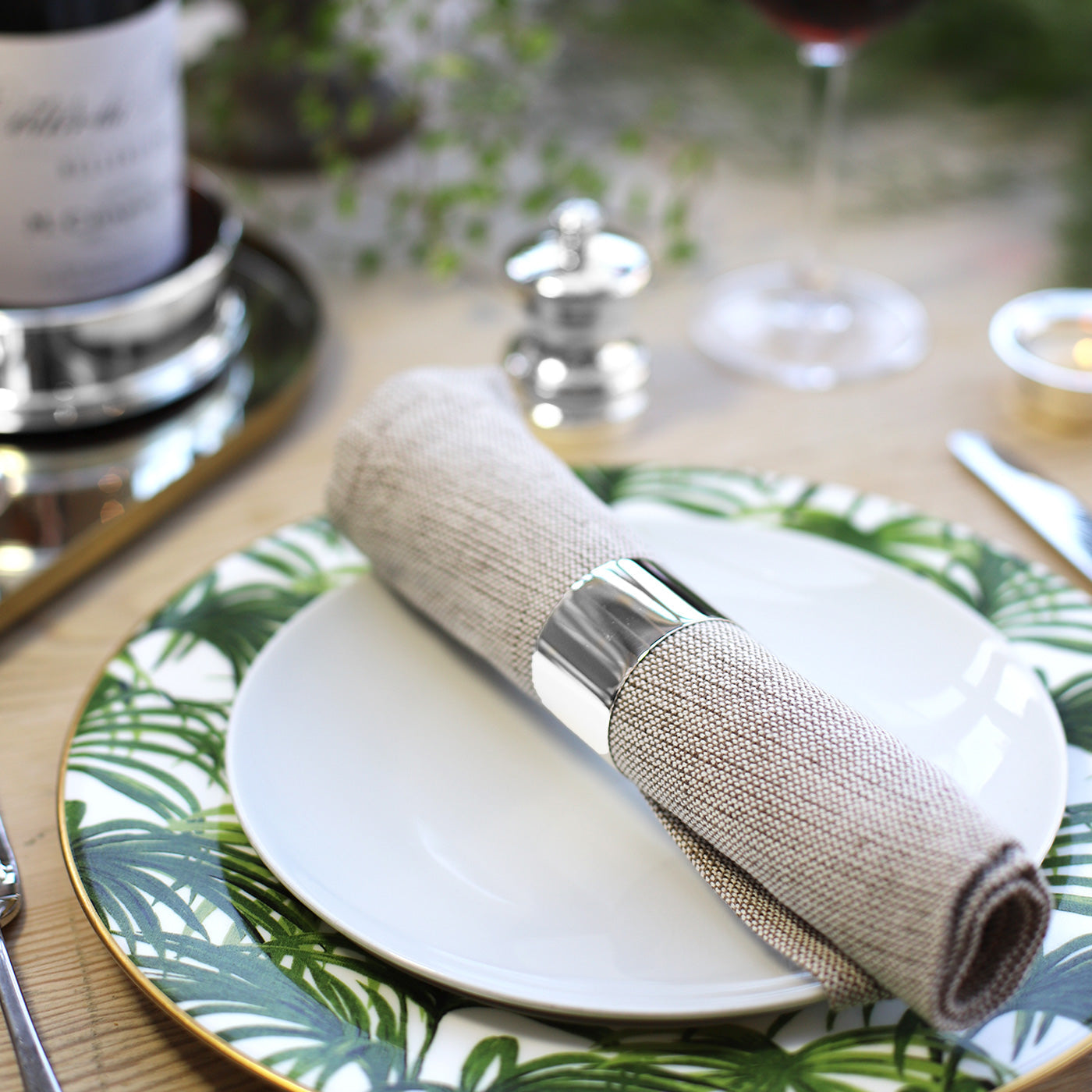 Silver Napkin Rings and Serviette Rings| Hallmarked Napkin Rings