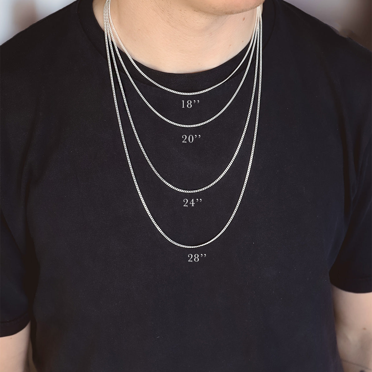 Sterling silver curb chain 2mm | Hersey and Son