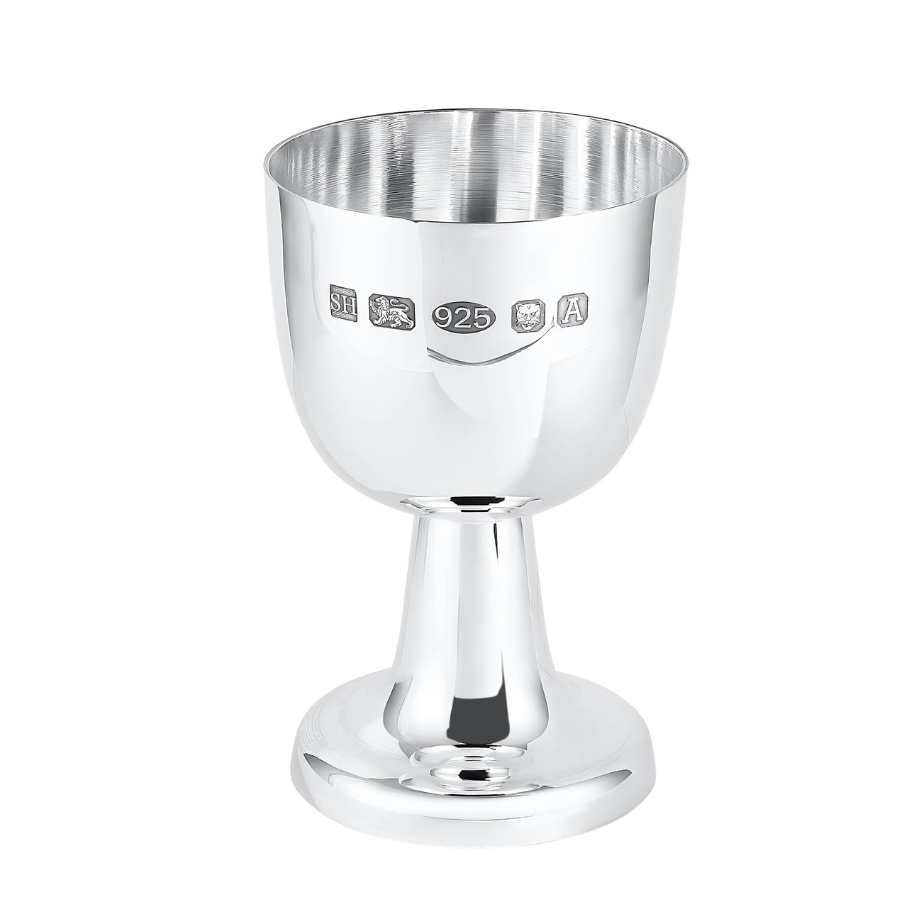 Sterling Silver Egg Cup - Modern Design | Hersey & Son Silversmiths