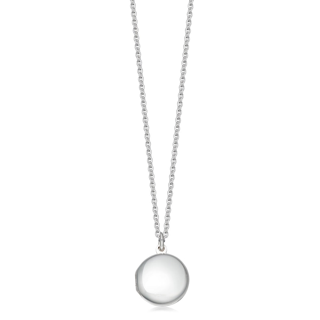 Sterling Silver Locket - Small Round - Handmade | 14mm | Hersey & Son ...